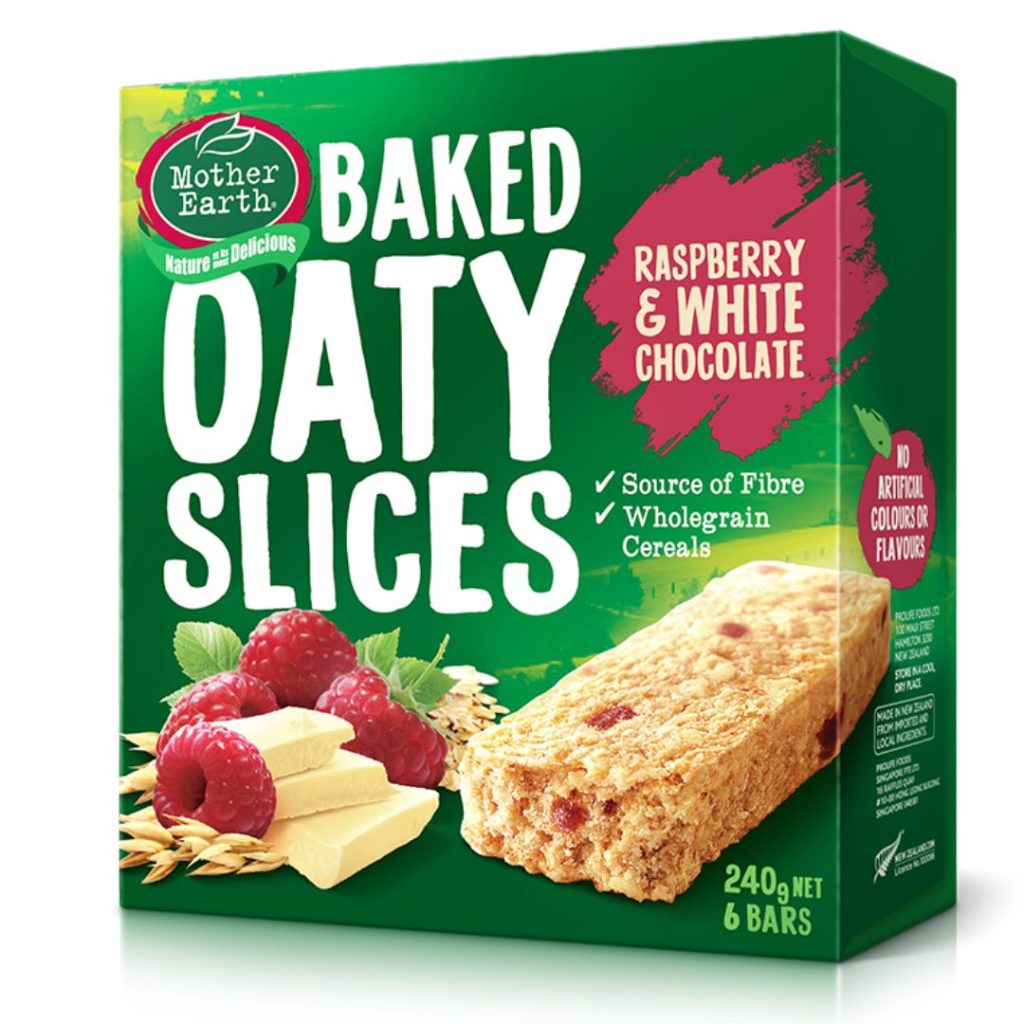 Mother Earth Baked Oaty Raspberry and White Chocolate 240gm - Buy Like ...